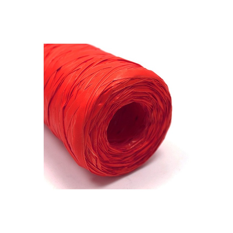 Rollo rafia sintética 200m - rojo - AW Regalos Mayorista fabricante y ...